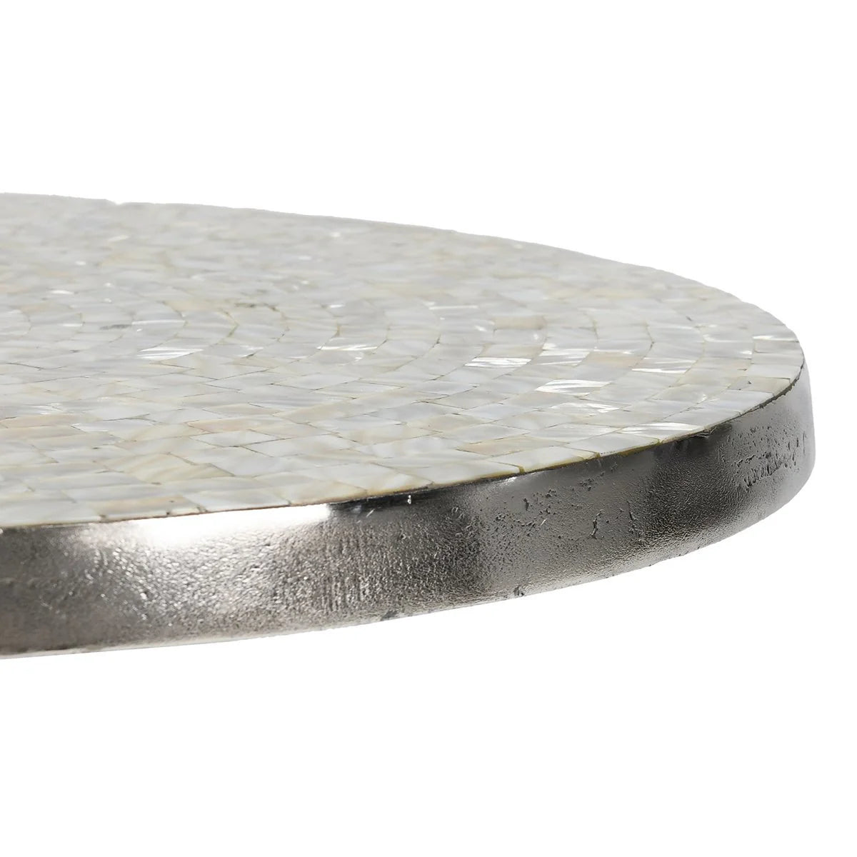 Ariel Aluminum Round Coffee Table | Be Bold Furniture